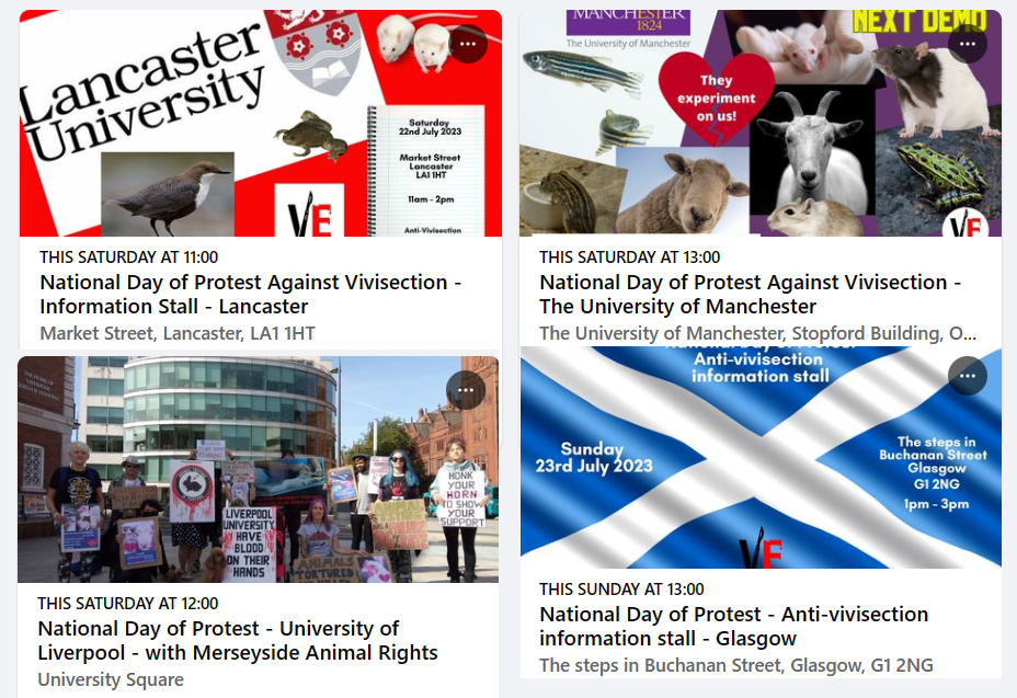 BLOG – National Day of Protest – July 2023 – Vivisection Exposed